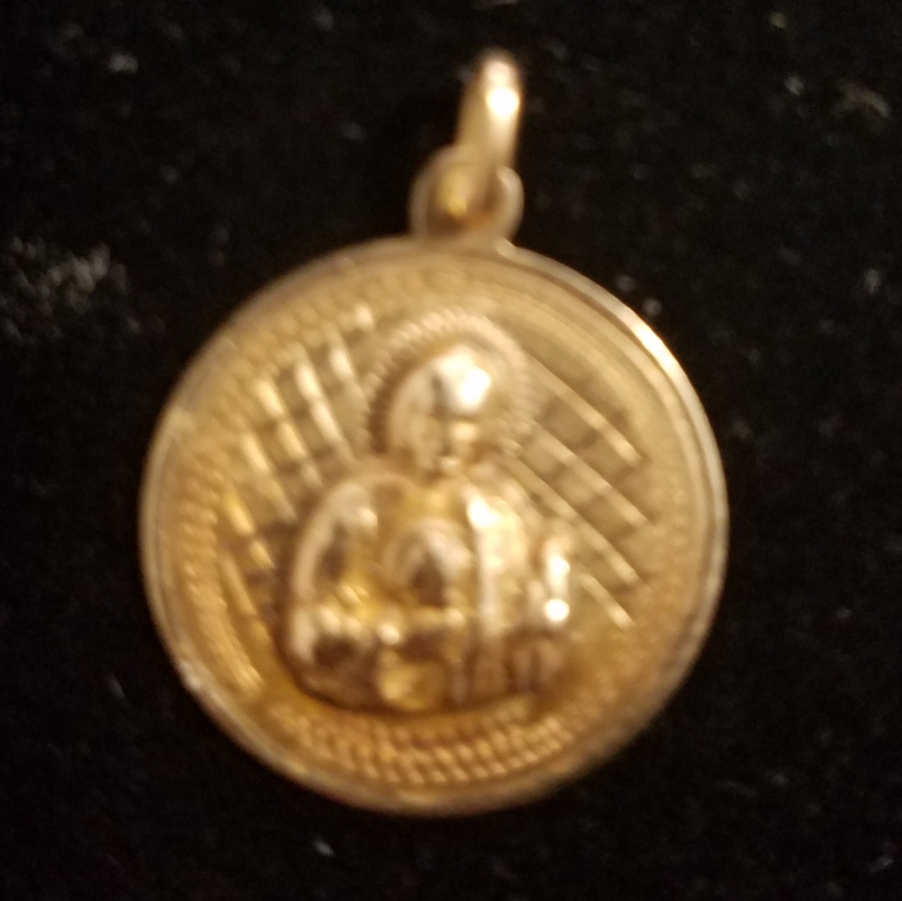14k Gold Christ Medallion - Gem